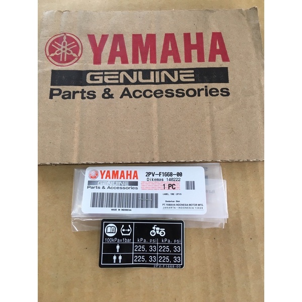 Yamaha Y15zr Lagenda 115 Fi Sticker Arm 100% Original Yamaha Indonesia ...