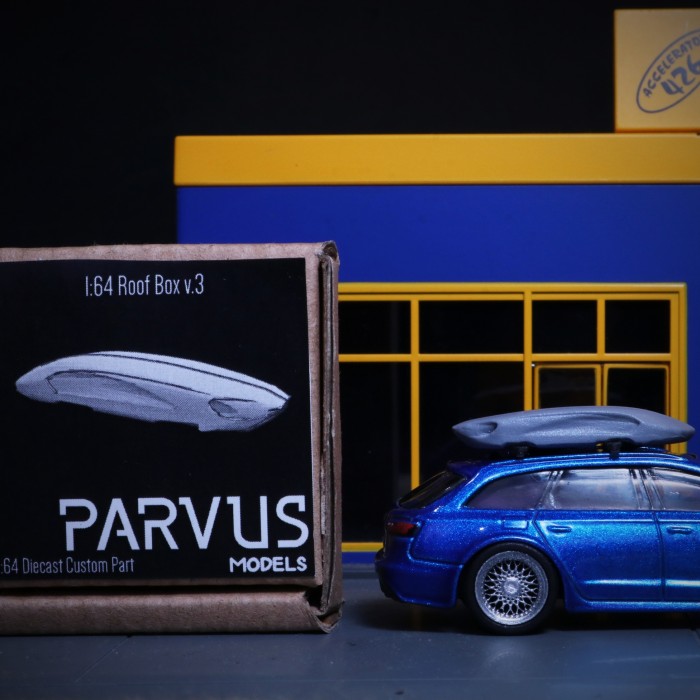 Parvus DIECAST Models 1 64 Roof Box v3 custom Hot Wheels Tomica MiniGT ...