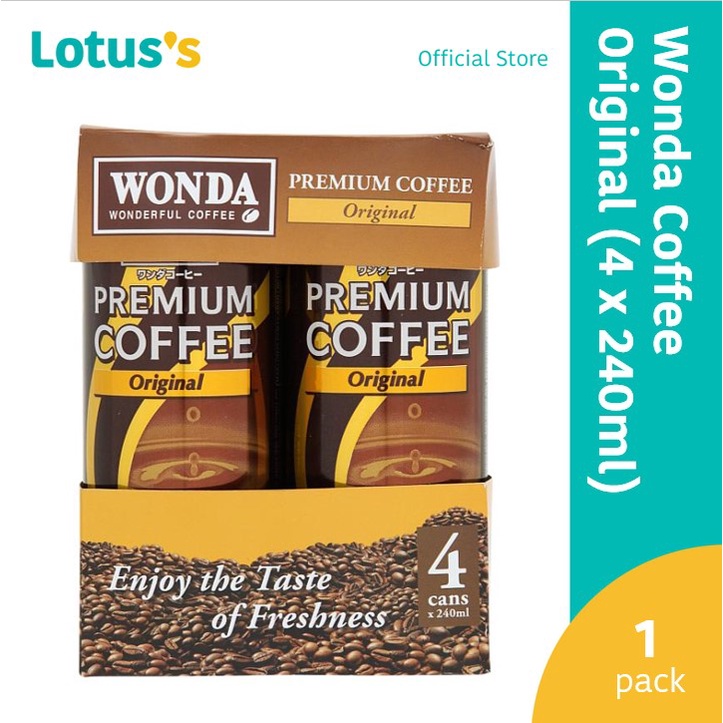Wonda Coffee Original 4X240Ml | Shopee Malaysia