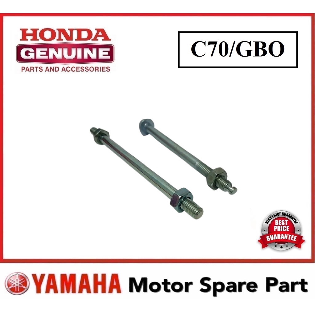 HONDA C70 GBO ENGINE SHAFT BOLT 0 ENGINE SUPPORT ENJIN SHAFT BATANG ...