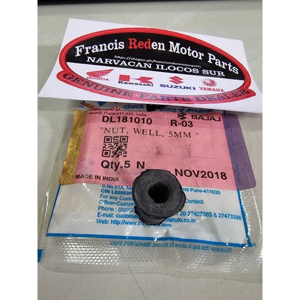 Well Nut for Rouser180/CT100(windshield rubber nut) | Shopee Malaysia