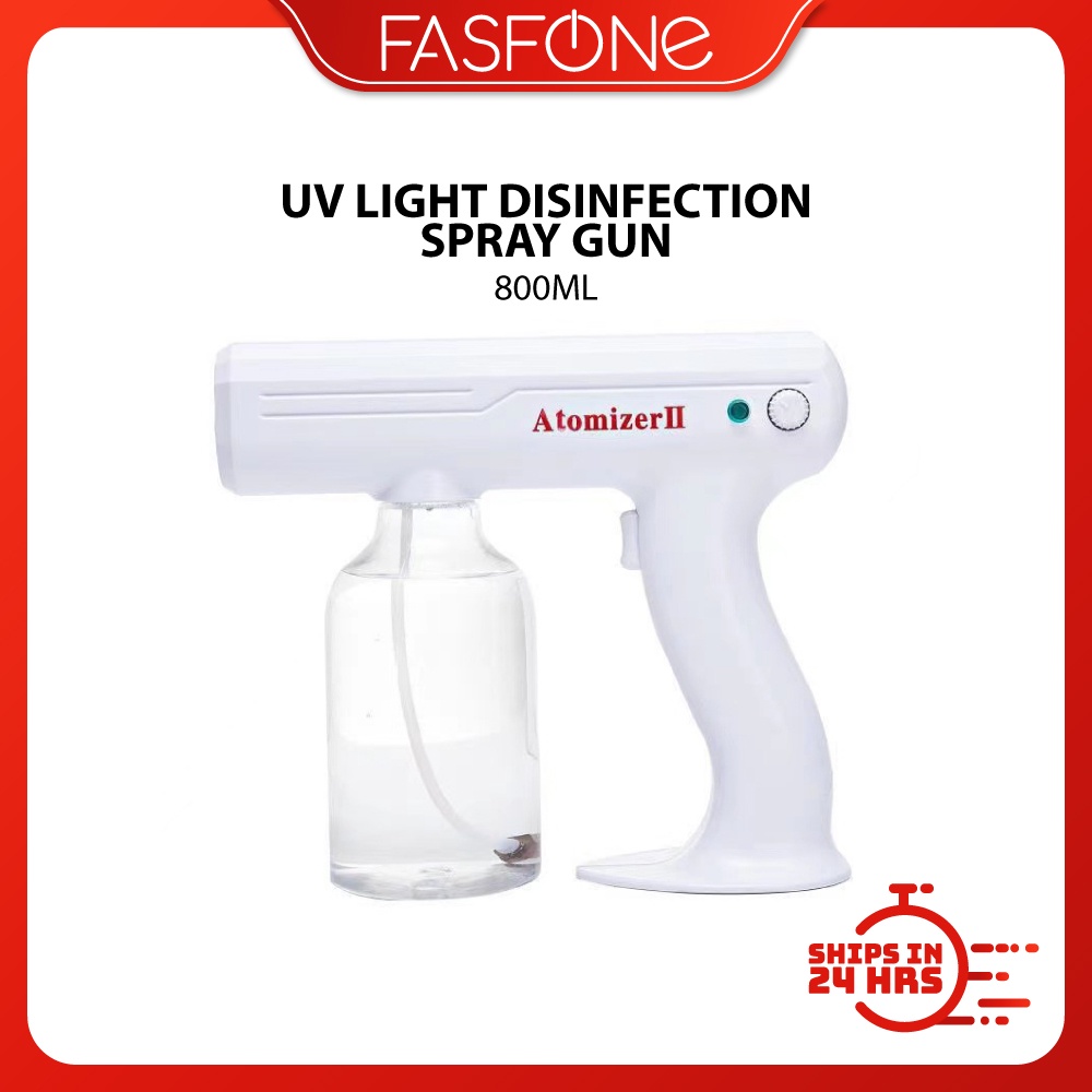 (New 2021 11 Gen) Nano Spray Gun 800ML Blue ray Wireless Rechargeable ...