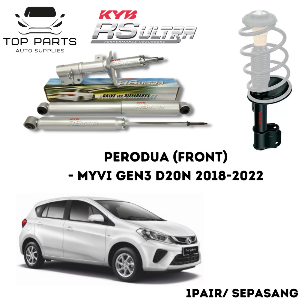 PERODUA MYVI GEN3 2018-2022 FRONT KYB KAYABA RS ULTRA ABSORBER GAS 1PAIR | Shopee Malaysia