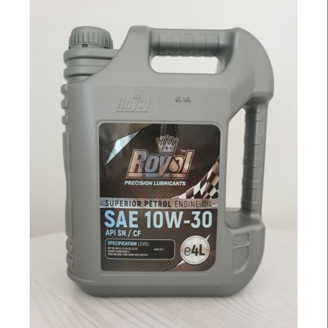 10W-30 Royal Superior Petrol Engine Oil SAE 10W-30 API SN/CF 4L ...
