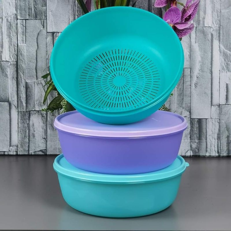 Tupperware Modular Bowl With Colander | Shopee Malaysia