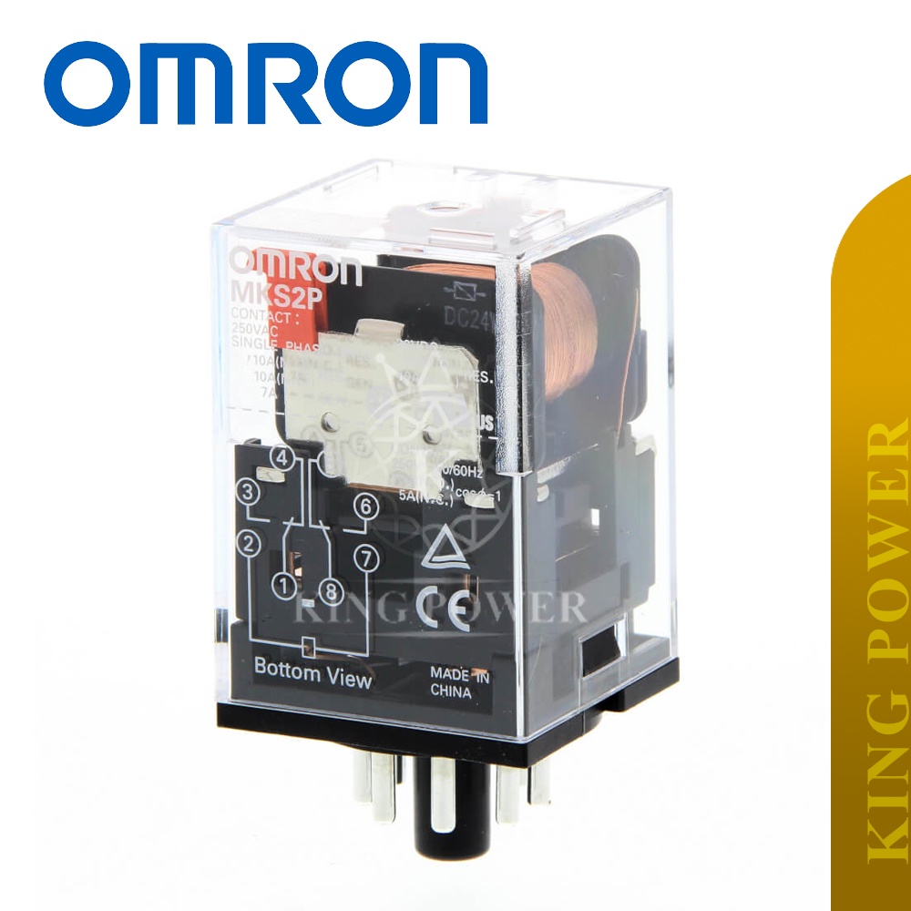 Omron MKS2P 8 Pin Power Relays AC240V DC24V (100% ORIGINAL ) | Shopee Malaysia