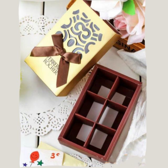 Ferrero Rocher gift box (can put 6pcs) 10pcs | Shopee Malaysia