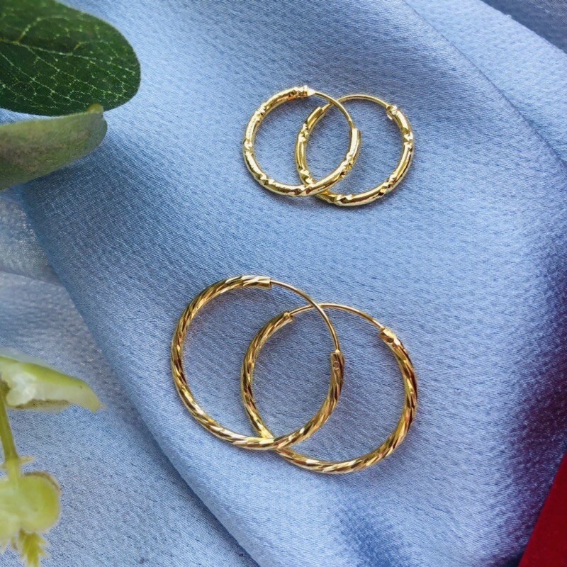 EMAS KOREA SUBANG DEWASA BULAT NEW PATTER - KOREA GOLD / SUBANG BULAT ...