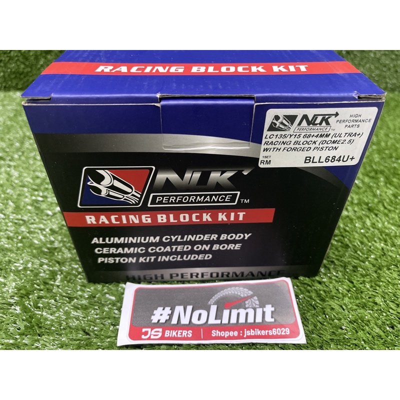LC135 / Y15ZR RACING CERAMIC BLOCK NLK PERFORMANCE 57MM 60MM 62MM 63MM ...