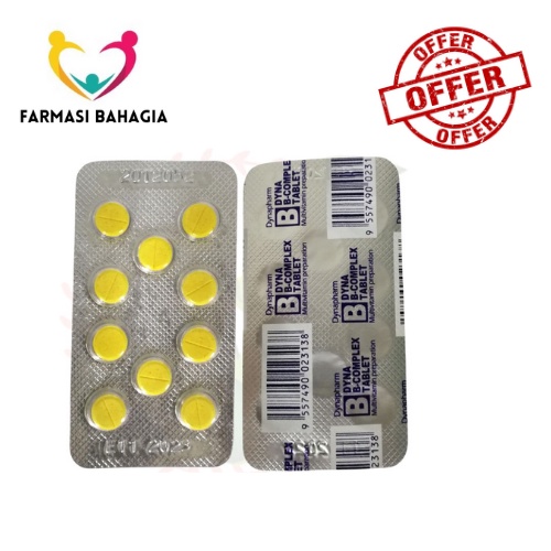 DYNA B-COMPLEX TABLETS 10'S | Shopee Malaysia