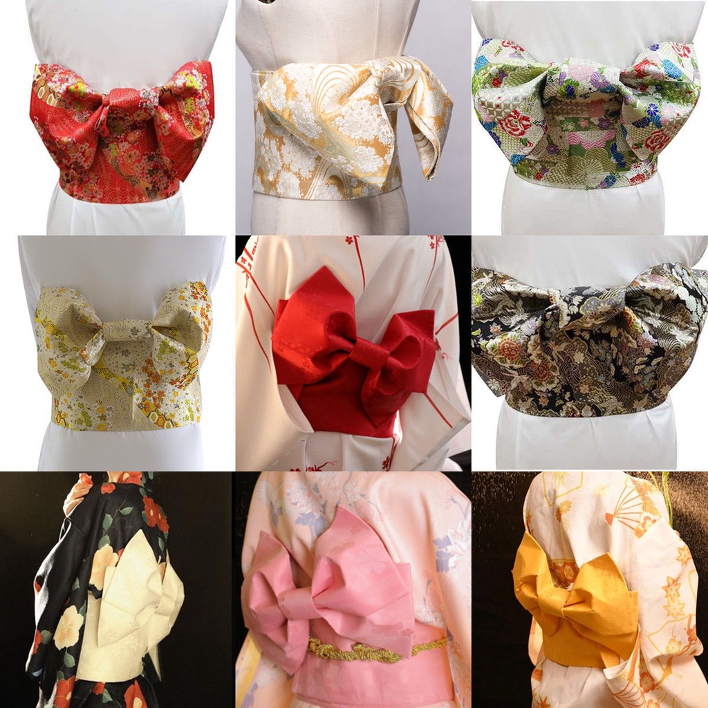 Kimono Obi Kimono waist sealing back three -dimensional bow brocade ...
