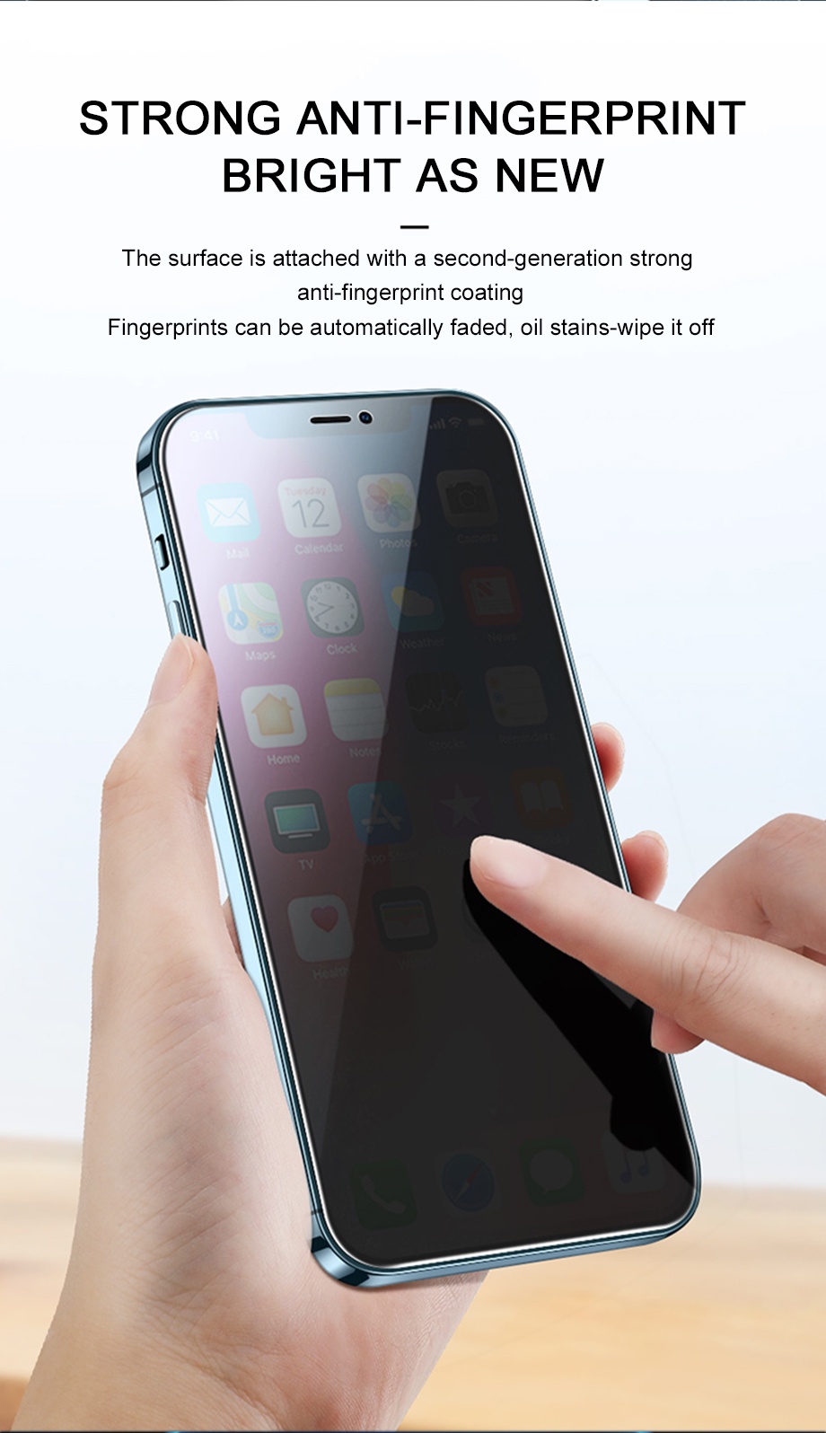 2Pcs Anti-Spy Privacy Tempered Glass VIVO Y27 Y36 Y35 Y1S Y76 Y01 Y15A Y15S Y21 Y21S Y33S Y12S ...