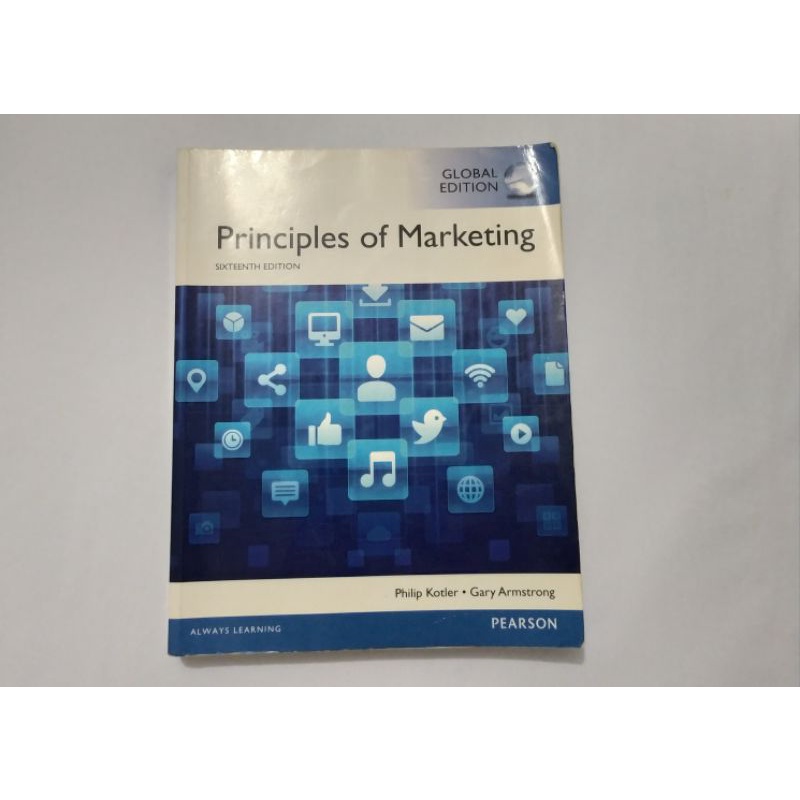 [Original Used] Pearson Principles of Marketing 16th ED Global Edition ...