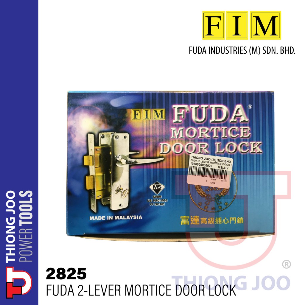 FUDA 2 Lever Mortise Door Lock(High Quality) | Shopee Malaysia