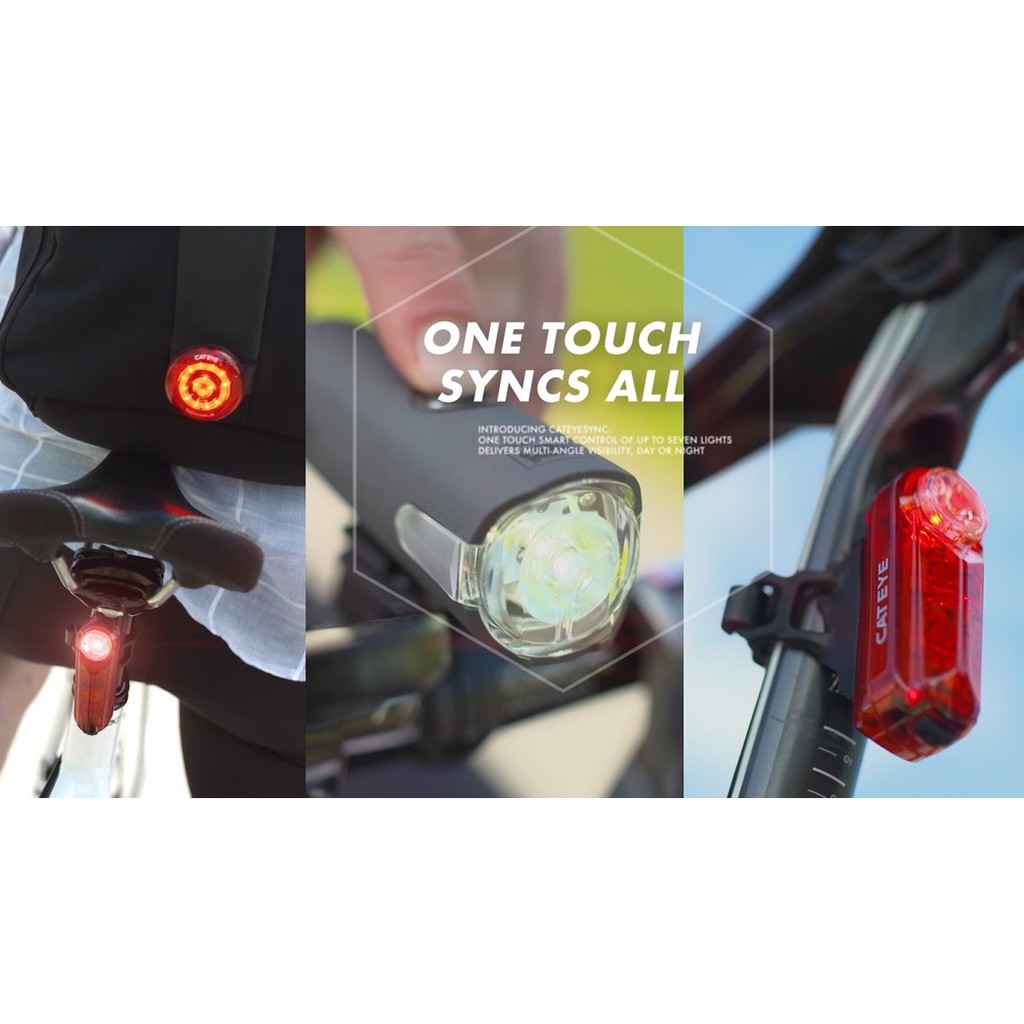 Cateye Sync Core/Kinetic USB Rechargeable Bicycle Light ( Made in Japan ) | Shopee Malaysia