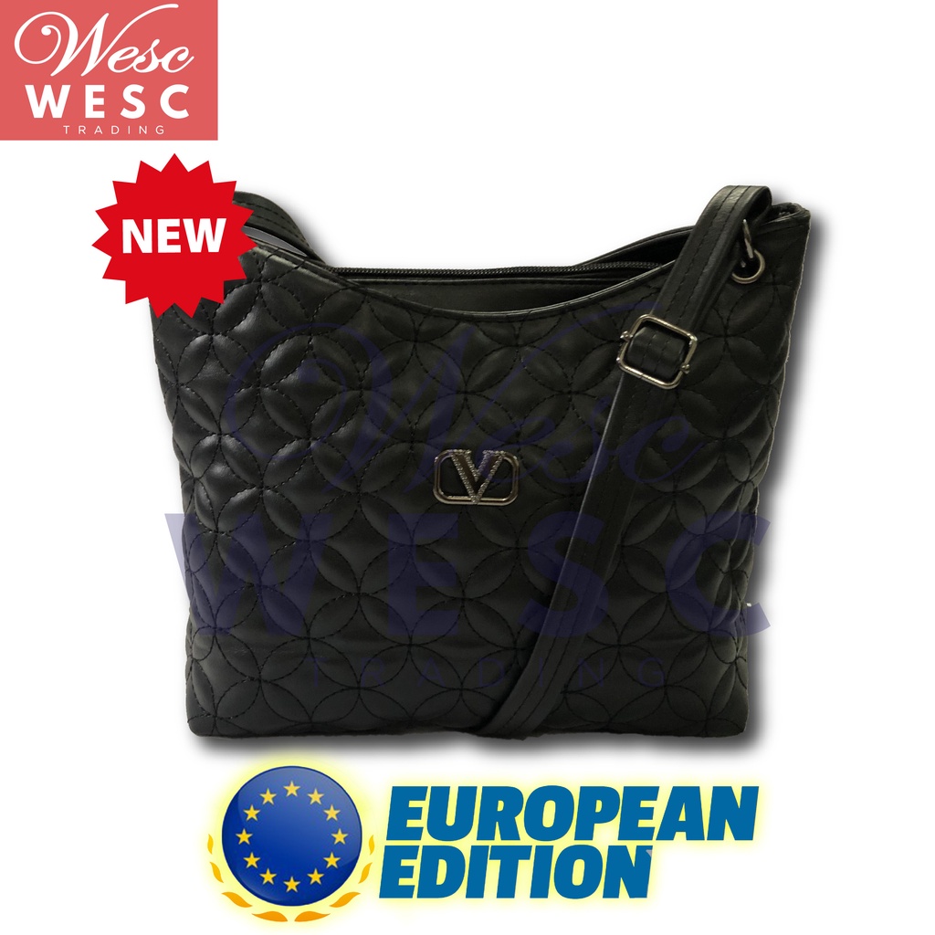 Italian Designer Luxury Leather Sling Bag / Shoulder Bag / Crossbody ...