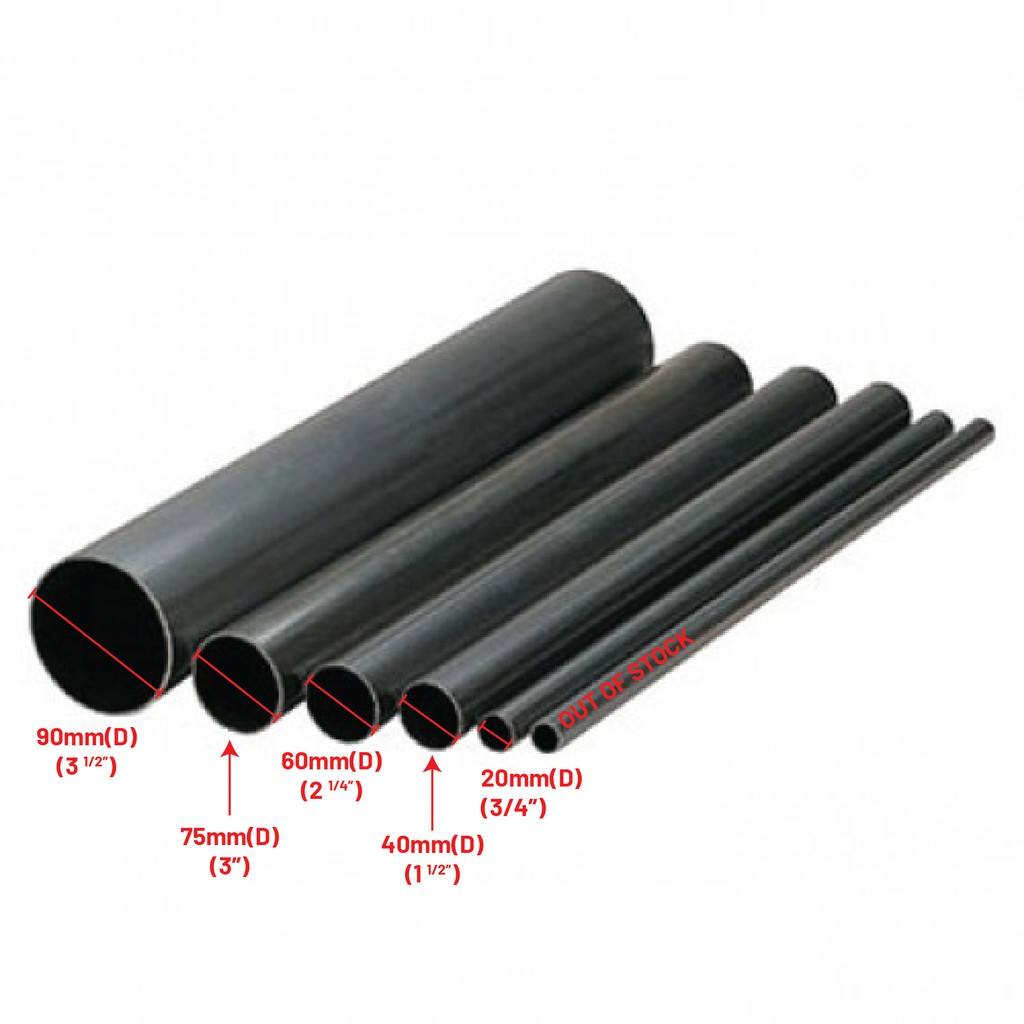 MILD STEEL BLACK PIPE (BESI) | Shopee Malaysia