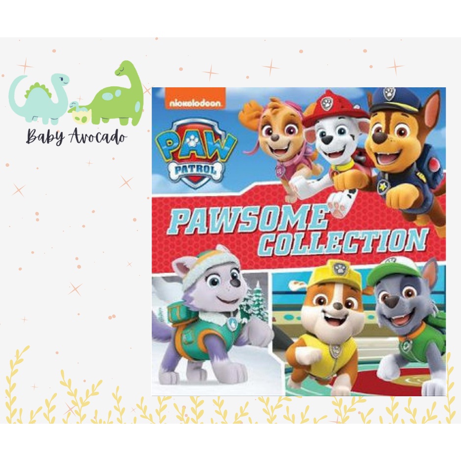 Paw Patrol Pawsome Storybook Collection With 6 Stories For Kids 3-6 ...