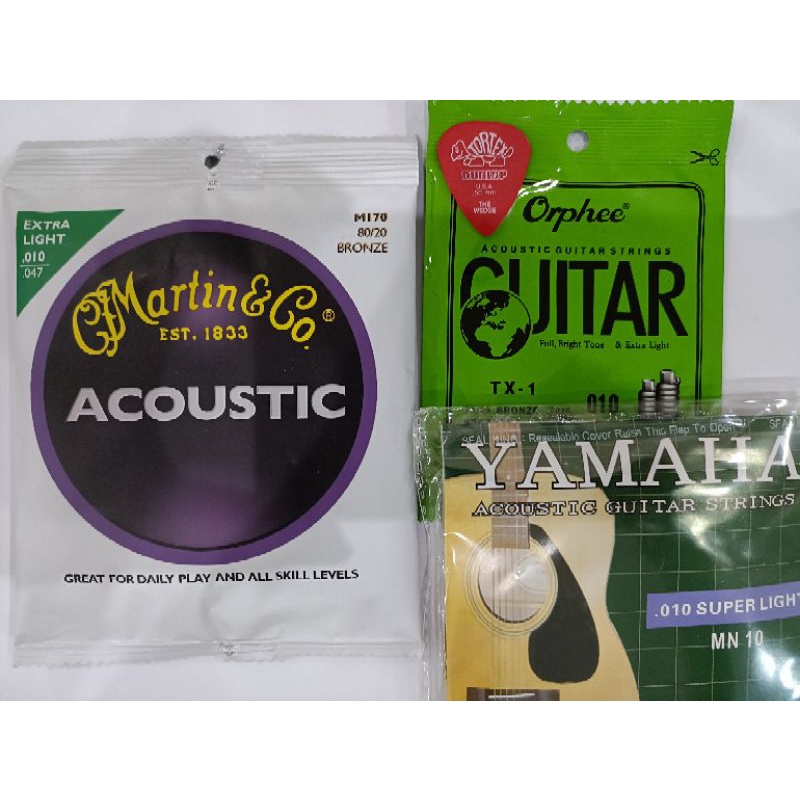 martin 010 acoustic guitar soft string for any kapok and high end ...