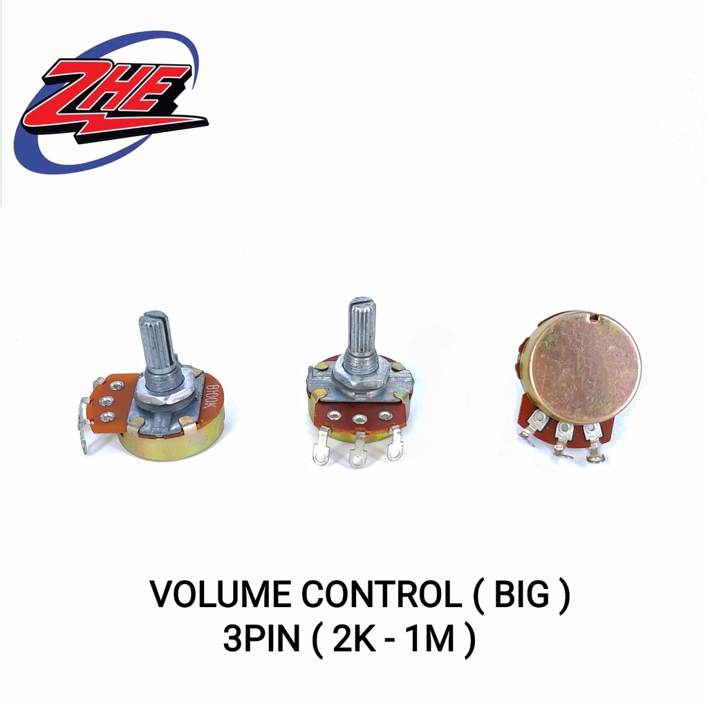 BIG 3PIN VR VOLUME CONTROL & SELECTOR SWITCHES/POTENTIOMETER/ VARIABLE ...