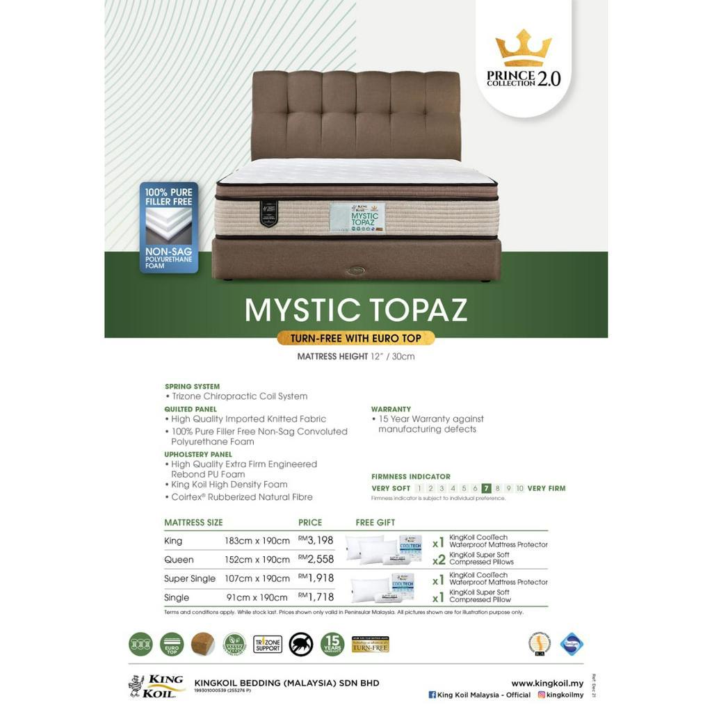 Prince Mystic Topaz Mattress | Shopee Malaysia