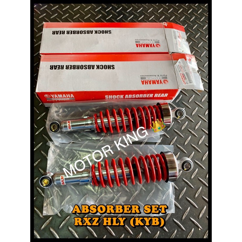 Rear Absorber Belakang (1 Set) Yamaha RXZ 100% HLY Original Yamaha ...