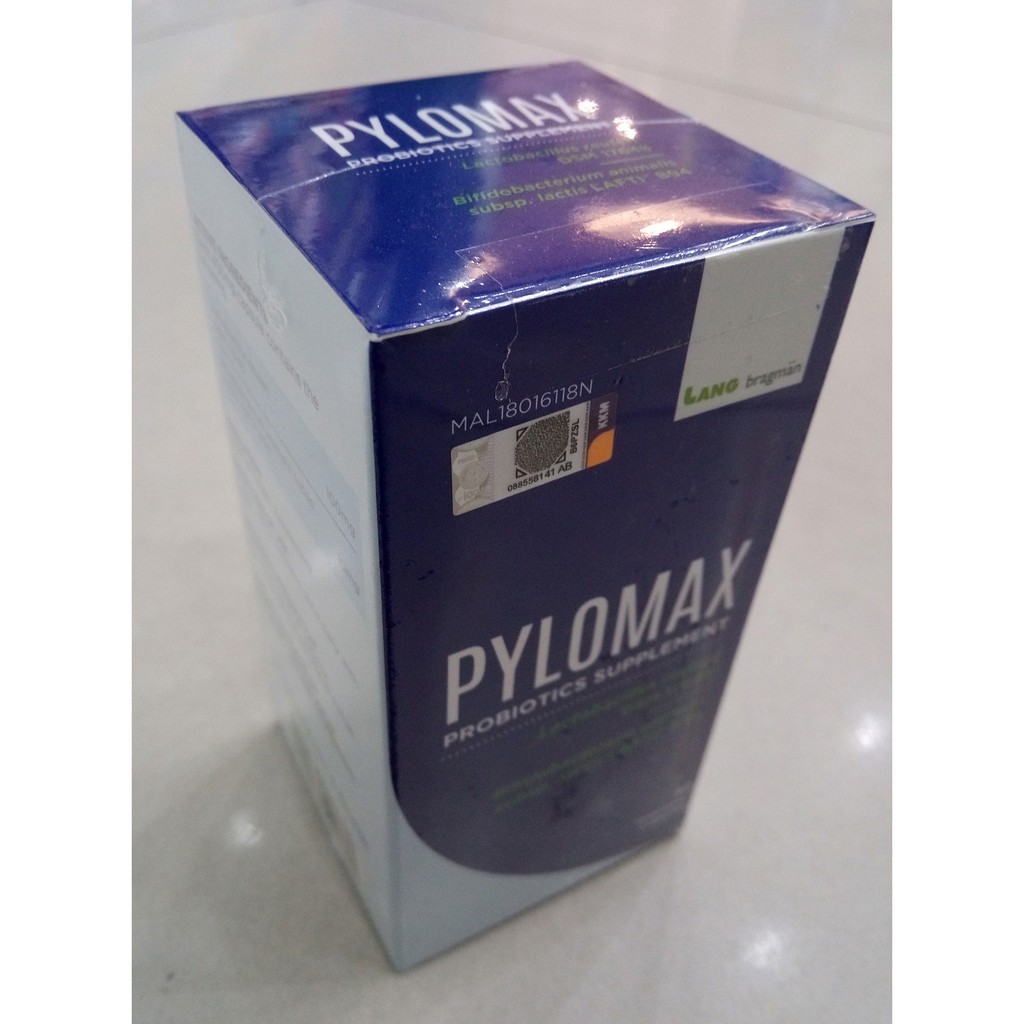 Lang Bragman Pylomax Capsule 400mg, 30pcs - Minor Gastric Cure, Restore ...