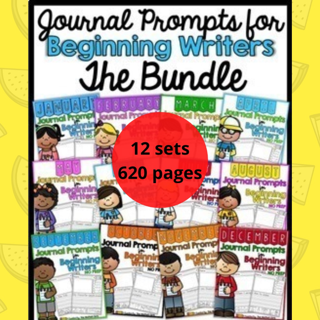 (PDF) primary school worksheet journal prompts for beginning writers 12 ...