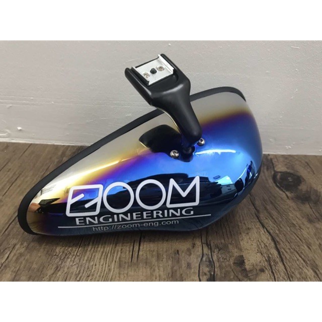 ZOOM Center Mirror Titanium Colour Blue Glass Toyota / Proton / Honda ...