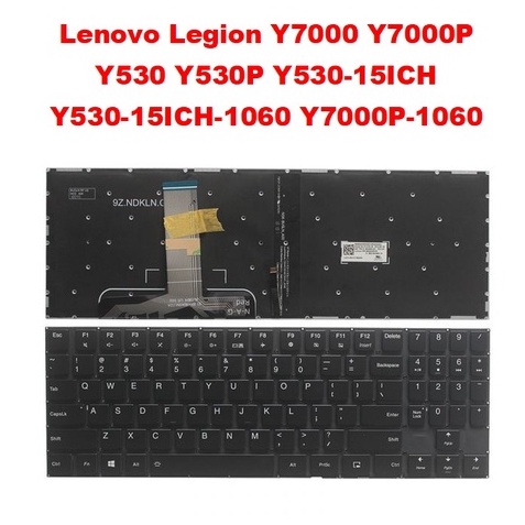 Lenovo Legion Y7000 Y7000P Y530 Y530P Y530-15ICH Y530-15ICH-1060 Y7000P-1060 Laptop Keyboard ...