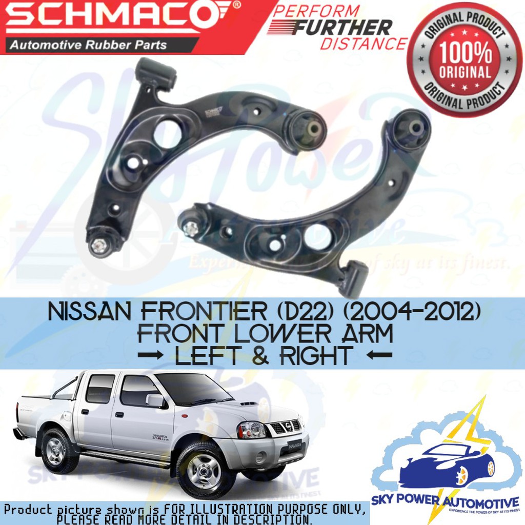 NISSAN FRONTIER D22 (2004-2012) SCHMACO LOWER ARM (FRONT LEFT & RIGHT ...