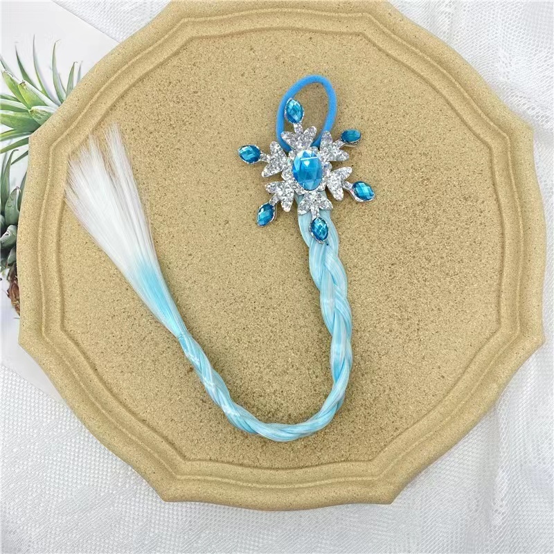 Kids Wig Princess Elsa Hair Hoop | Wig Braid | Snowflake Children's ...
