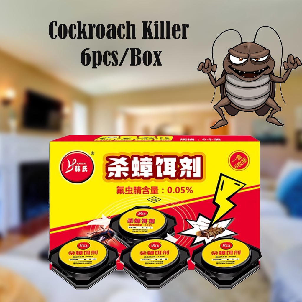 Cockroach Killer 6pcs/Box Cockroach Ants Catch Room Bait Lipas Pembunuh ...