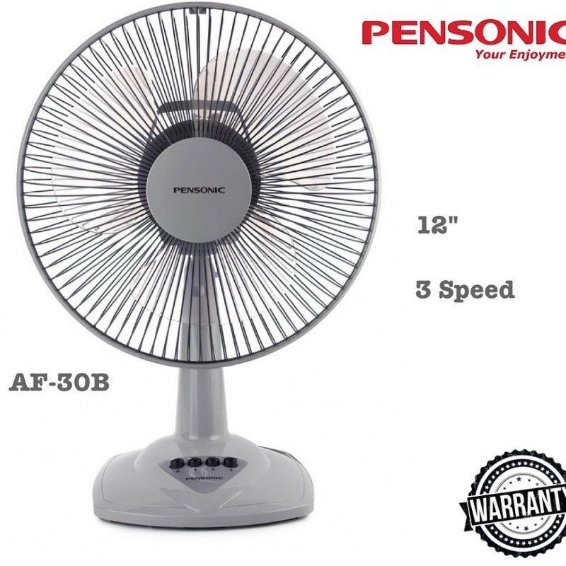 Pensonic 12" Table Fan AF-30B Kipas Meja Pensonic AF30B 风扇 | Shopee ...