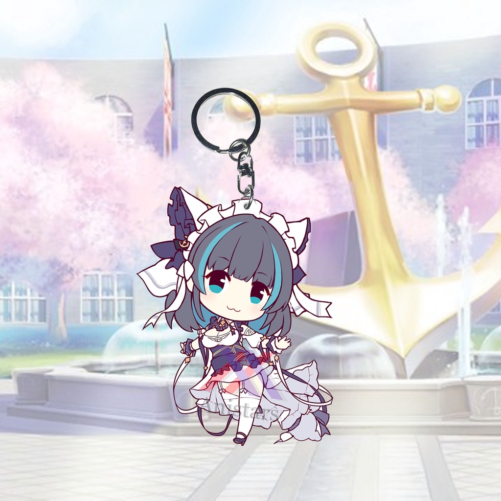 GANTUNGAN Anime Keychain azur lane chesire 01 Ganci - Key Chain ...
