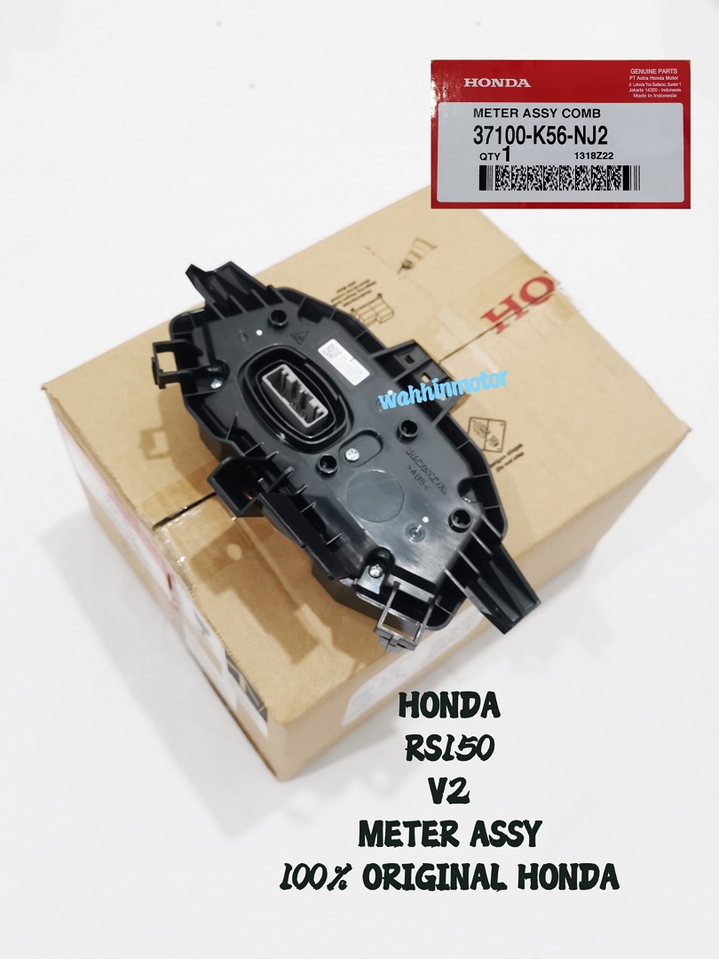 100% ORIGINAL HONDA RS150 V2 RS150R RS 150 SPEEDOMETER METER ASSY ORI ...