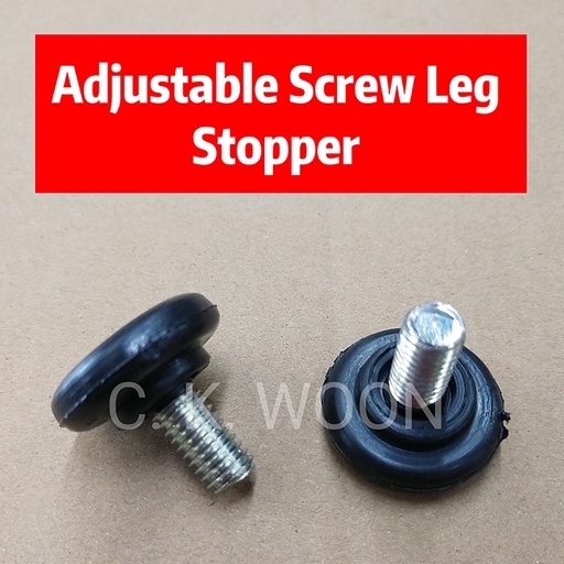 (M10)3/8" Adjustable Screw Leg Stopper Furniture Table Chair Levelling ...