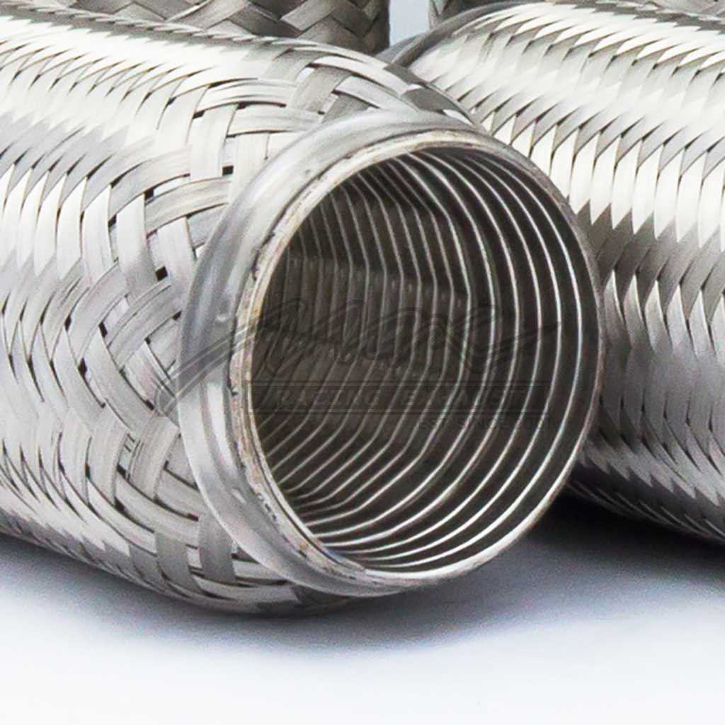 Max Racing High Quality Performance SS304 Interlock Exhaust Flex Pipe ...