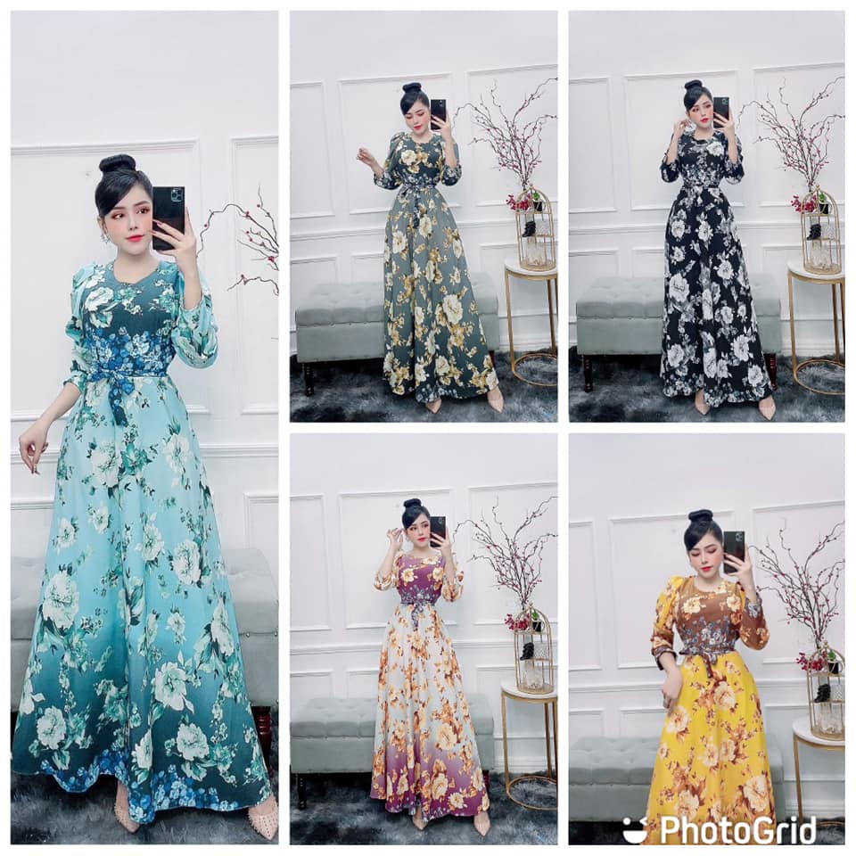 🔥🔥HOT ITEM🔥 Dress labuh floral | Shopee Malaysia