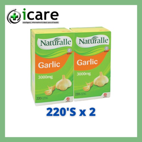 NATURALLE GARLIC 3000MG 220'S / 220'S x 2 ( EXP DATE : 08/2027 ...