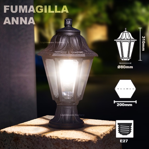 FUMAGALLI ANNA/BISSO OUTDOOR FITTING BLACK ANNA / RUT ( WALL LIGHT ...