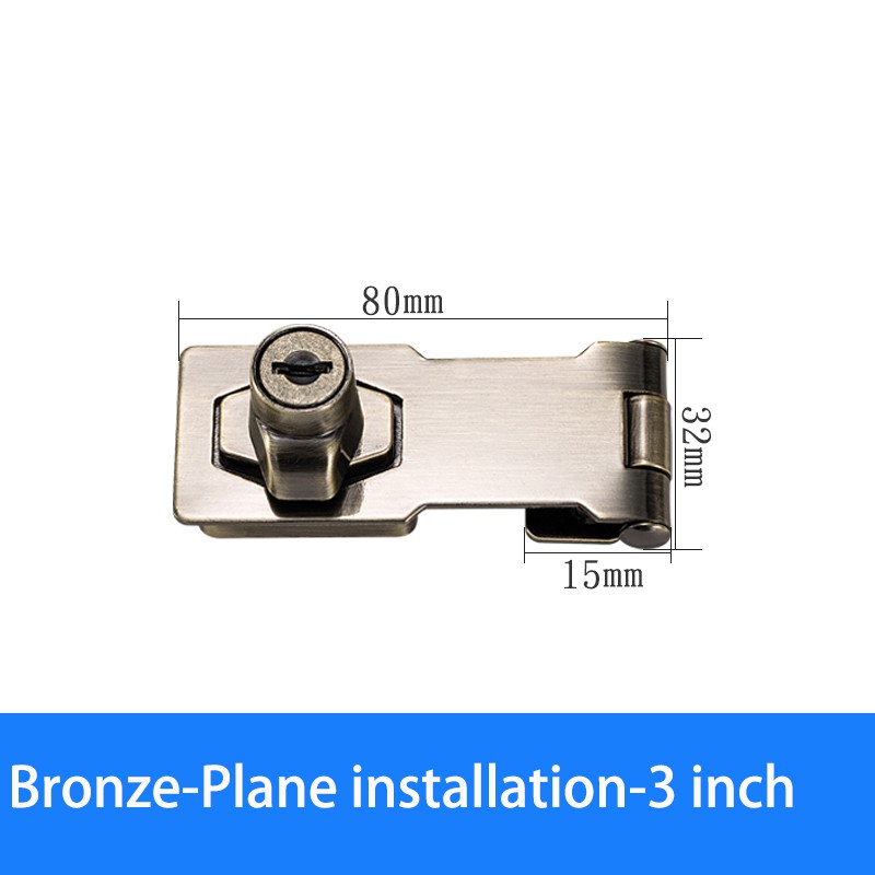 90 Degree Hasp Latches Universal Door Latch Gate Latch Security Sliding ...