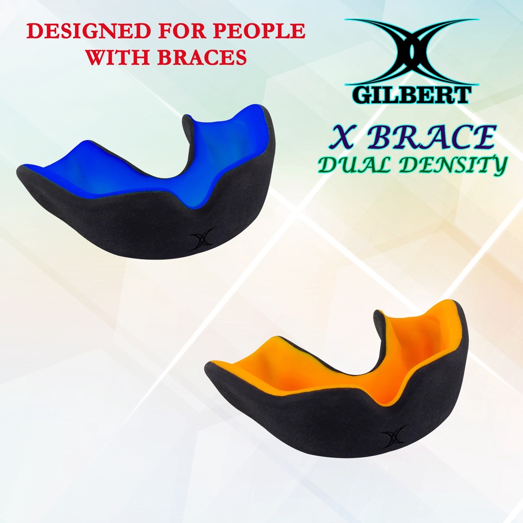 Gilbert X Brace Dual Density Mouthguard Mouth guard | Shopee Malaysia