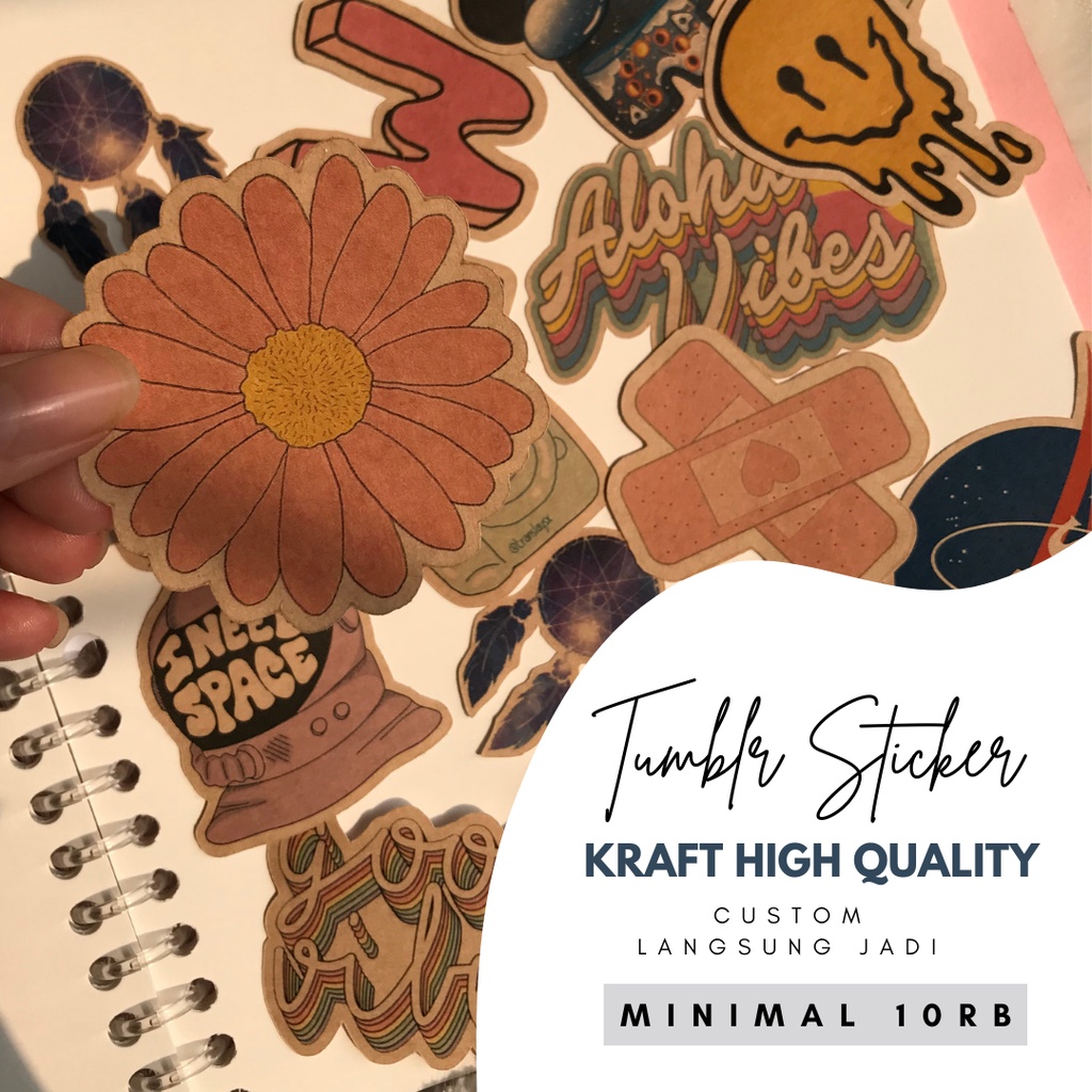 Tumblr KRAFT Custom High Quality Sticker || Hp Sticker || Aesthetic ...