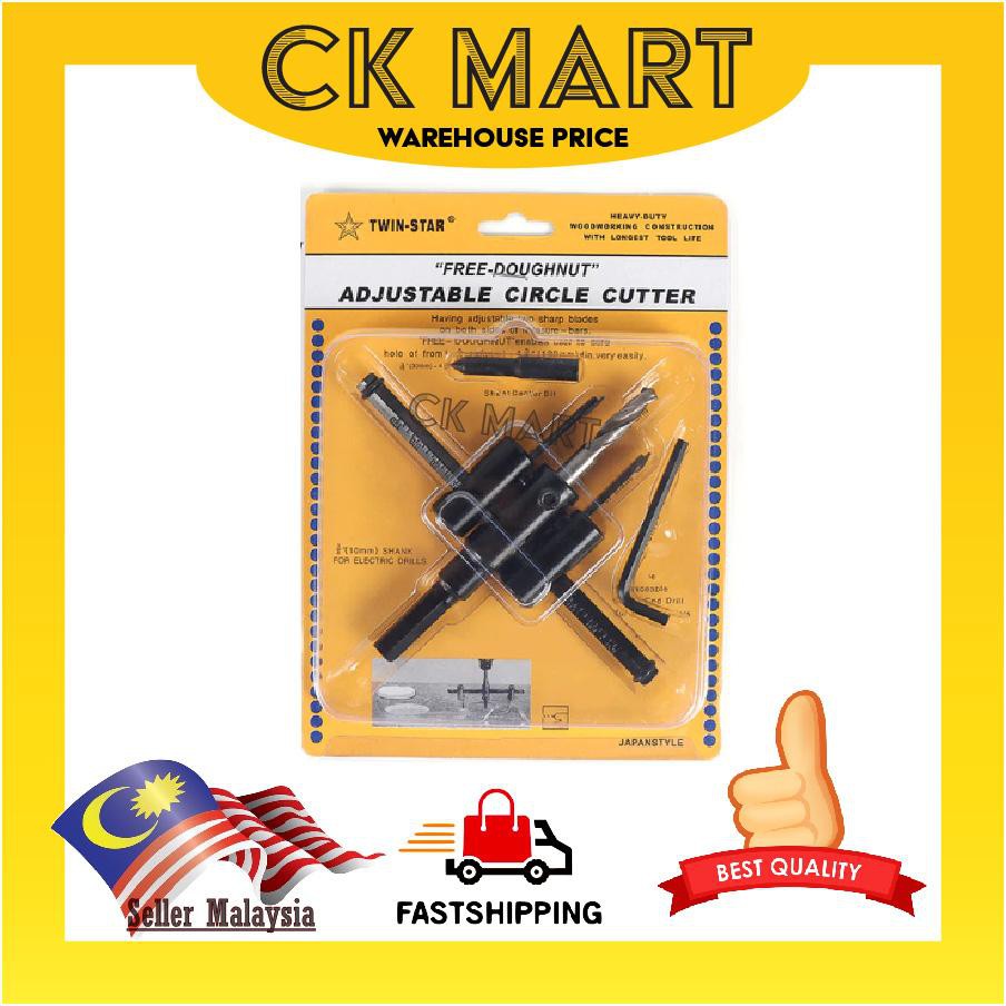 Adjustable Circle Cutter/ Metal Alloy Steel Wood Circle Hole Saw Drill ...