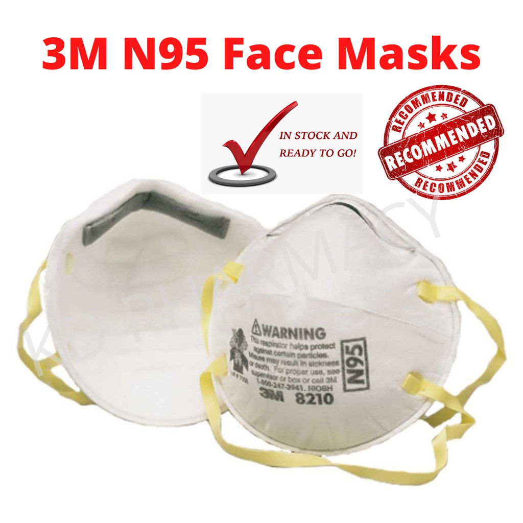 3M N95 8210 Particulate Respirator Face Masks (New & Original) | Shopee Malaysia