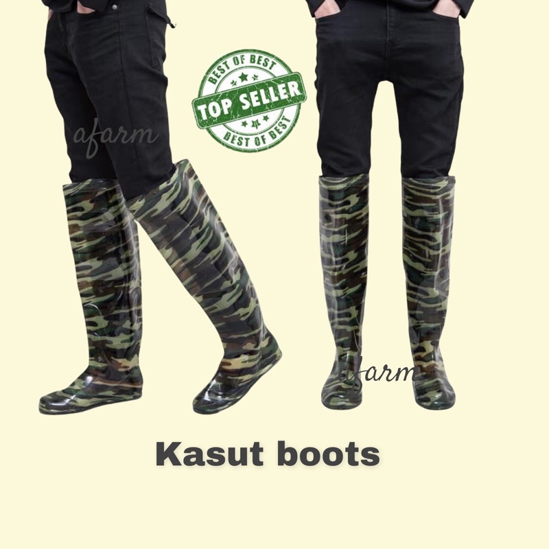kasut boots getah sawah/Kebun/memancing ikan | Shopee Malaysia
