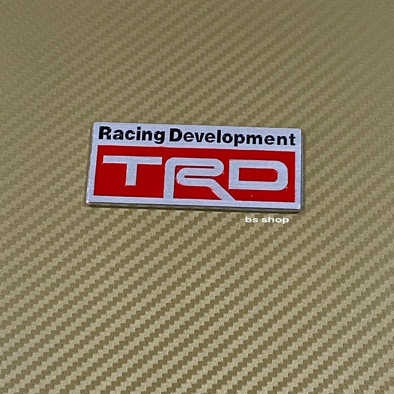 Logo * TRD Plate Red Aluminium Work Size * 3.5 x 8 cm Per Piece ...