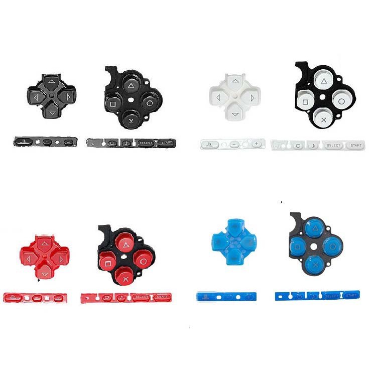 PSP 3000 Series 3001 3006 D PAD Key Buttons + Volume Button Full Set ...