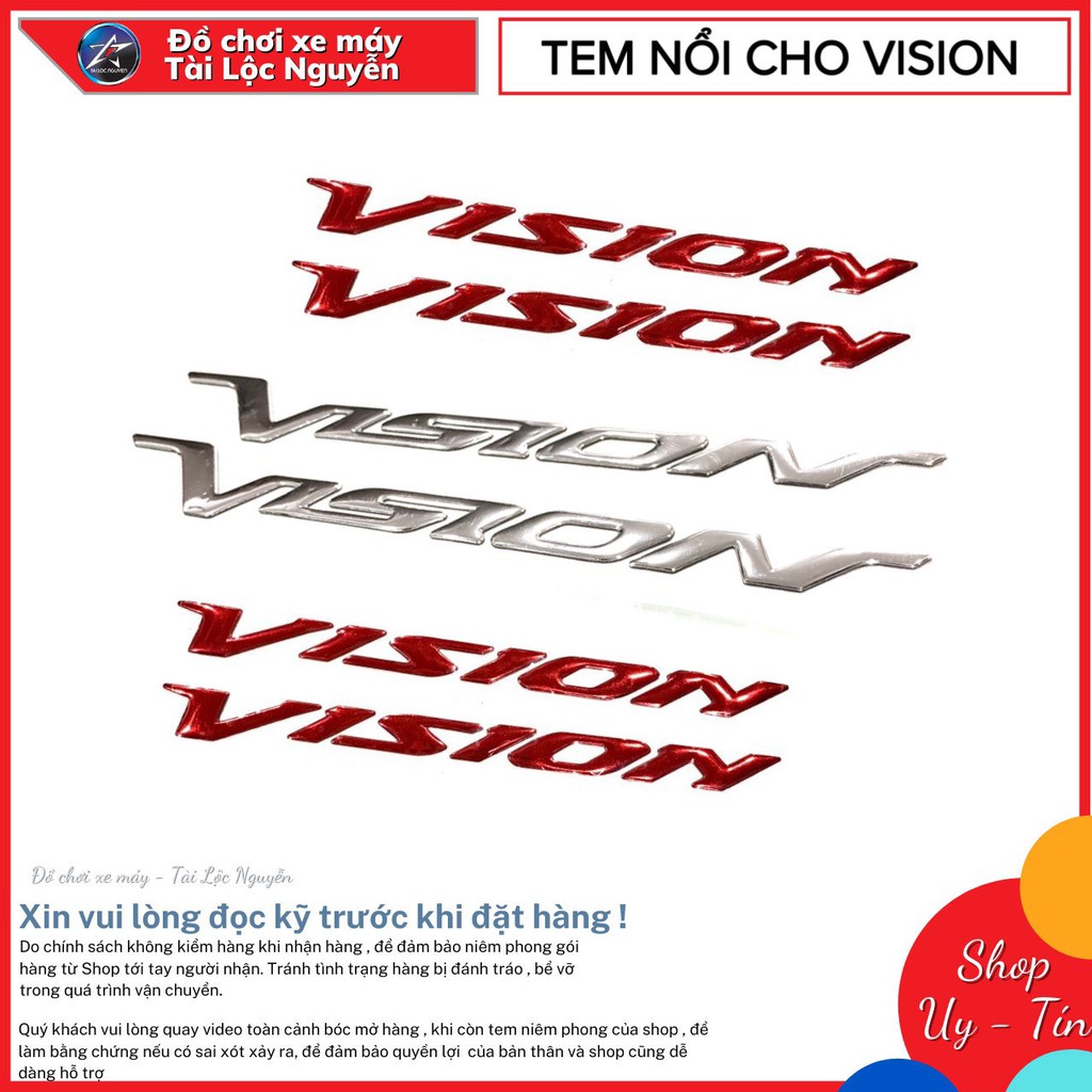 Emerged LETTERS FOR HONDA VISION OF ALL MODELS | Shopee Malaysia
